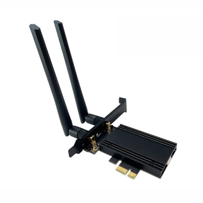 3000 Mbps WiFi 6E Intel AX3000 PCIe Adaptateur WiFi Sans Fil 2.4G-5G ...