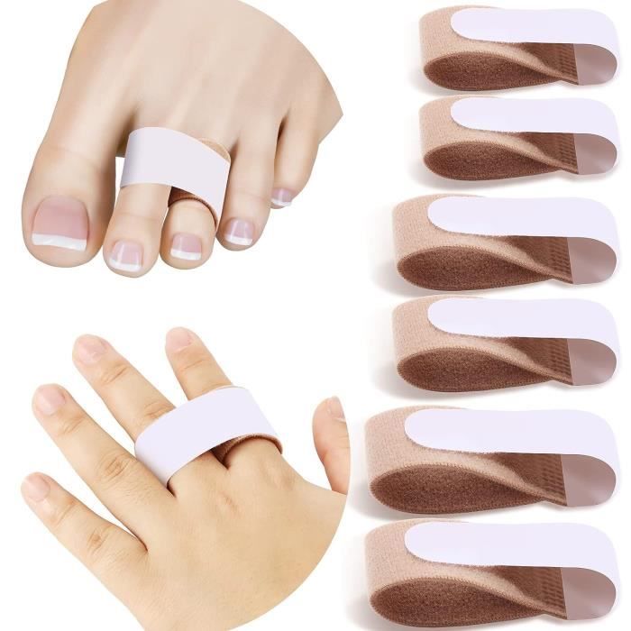 Attelle d'Orteil Cassé, 6 Pièces Attelle d'Orteil Cassé Bandes à ...