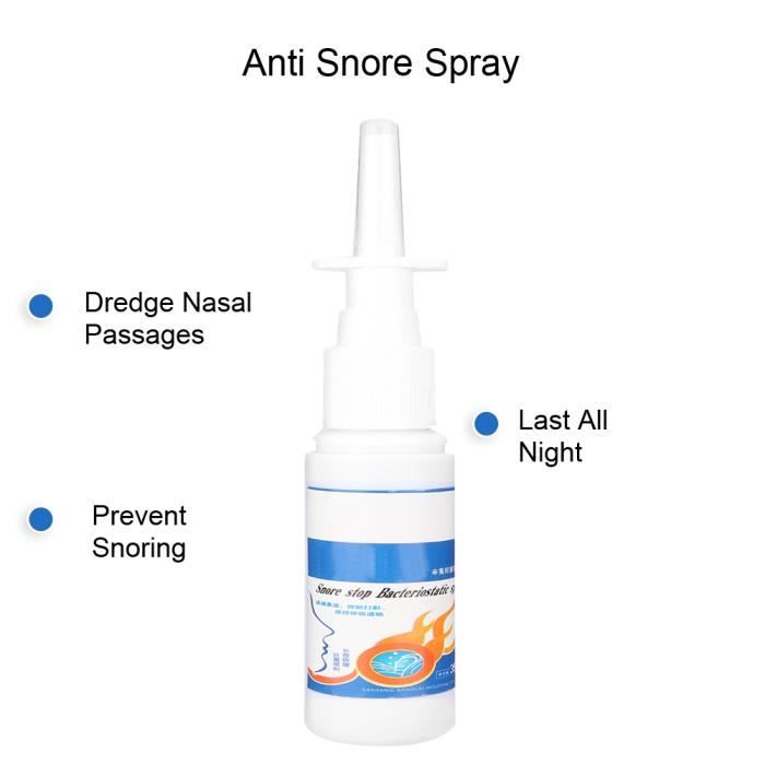 SURENHAP liquide Stop Snore Spray Anti-ronflement Portable 35ML ...