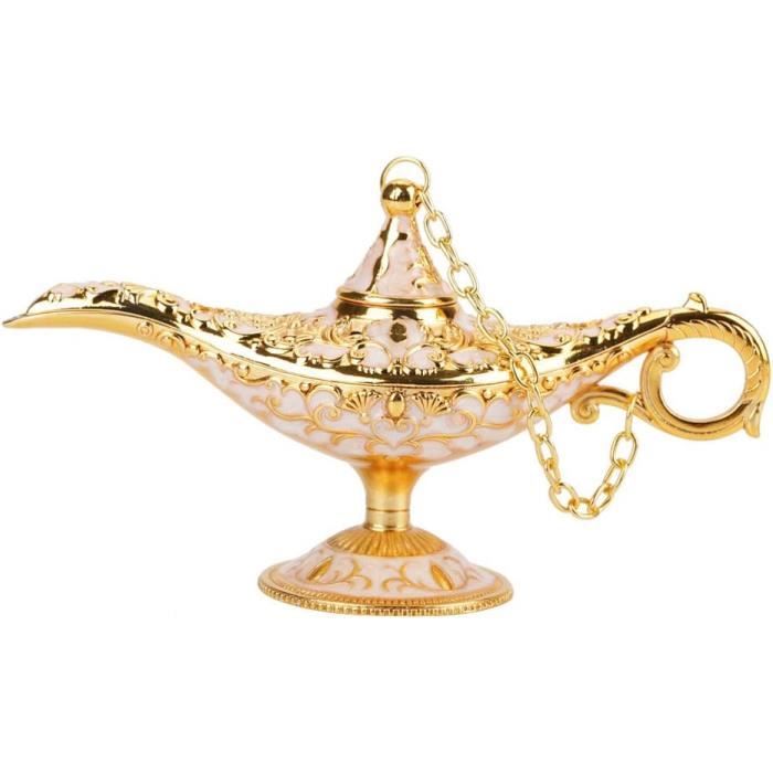 Lampe Aladdin, Porte-Encens, Rare Rare En Alliage De Zinc, Légende Vintage Aladdin Magic Genie ...