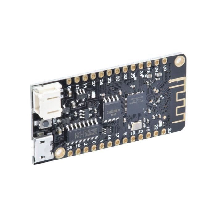 Zerone MicroPython Module de carte de développement sans fil Flash ESP32 Wifi et Bluetooth 4 Mo ...