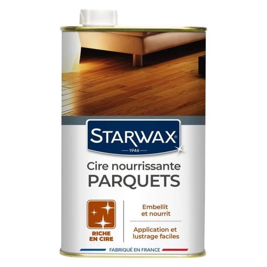 Cire liquide concentrée - parquet ciré - jaune - 1 L - Cdiscount Maison