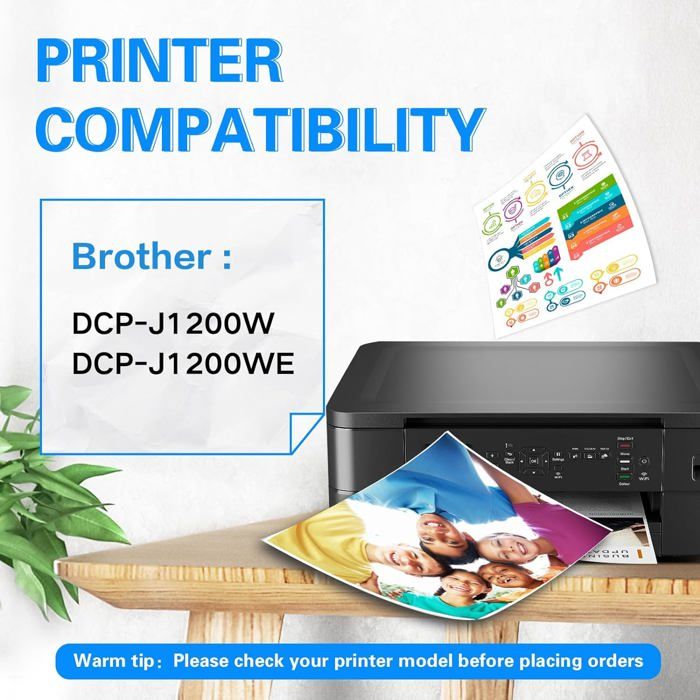 LC424 LC 424 Lot de 4 Cartouches compatibles avec Les imprimantes pour ...