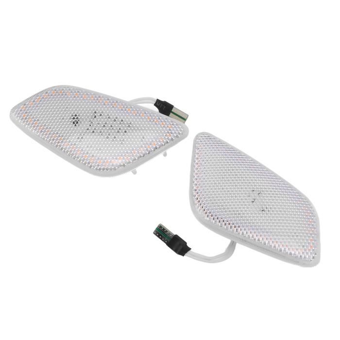 Feux de Position Latéraux LED de Pare Chocs Avant Clignotant Jaune 55155628AC Remplacement pour ...