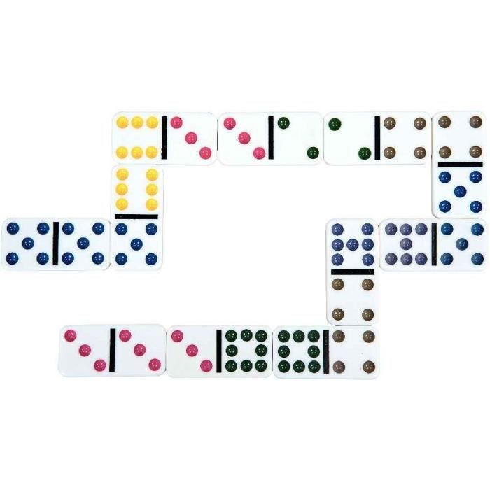 Jeu de Domino - SCHMIDT SPIELE - Classic line - 55 dominos grand format ...