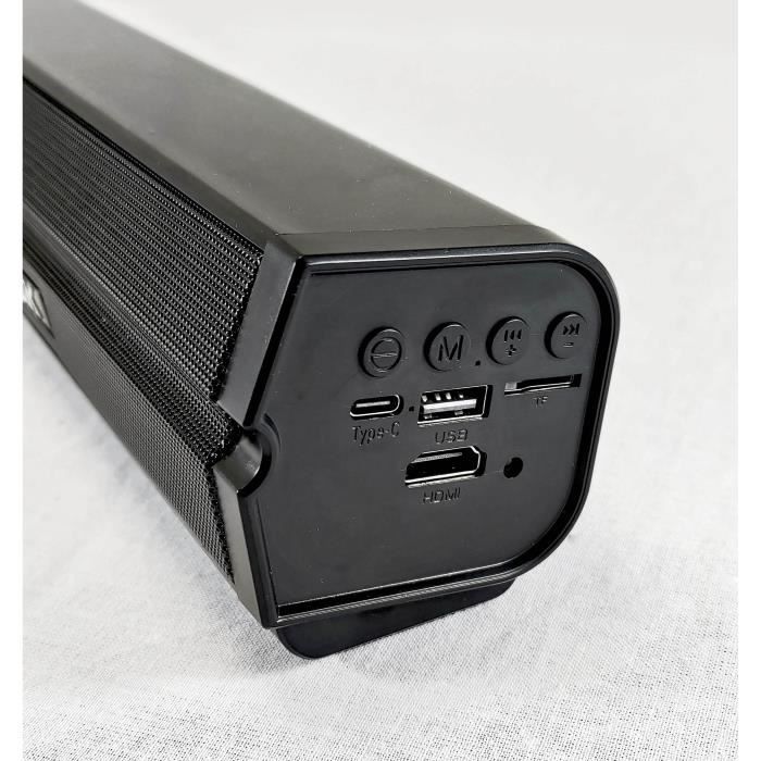 Barre de son lumineuse - INOVALLEY - BS11 -60W - LED - Bluetooth V5.0 ...