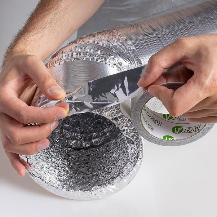 Ruban Adhésif Aluum 48mm x 10m Bande Aluum Adhesive Haute Temperature ...
