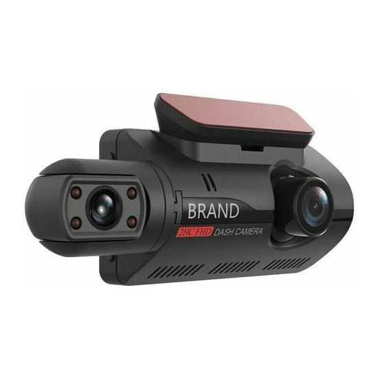Camra de Voiture Dashcam Avant et Arrire Full HD Grand Angle 140 Avec ...