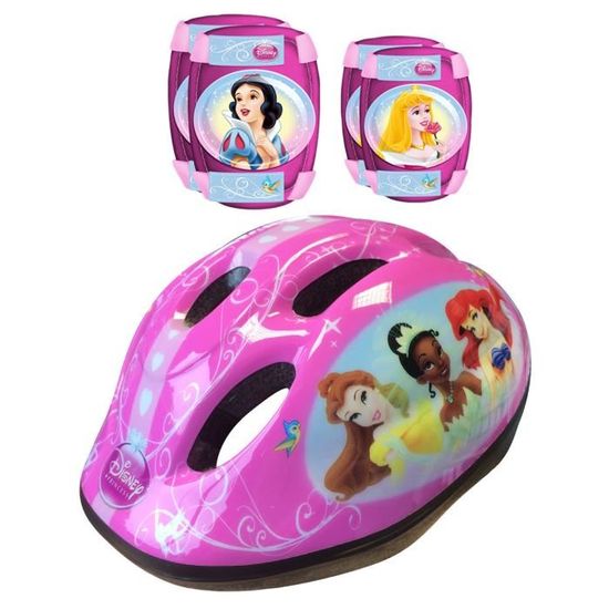 DISNEY PRINCESSES Protection Rollers Casque + Coudières/Genouillères ...