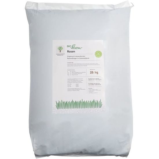 Engrais pour pelouses biovege Vallée organo-minéral Engrais à gazon ...