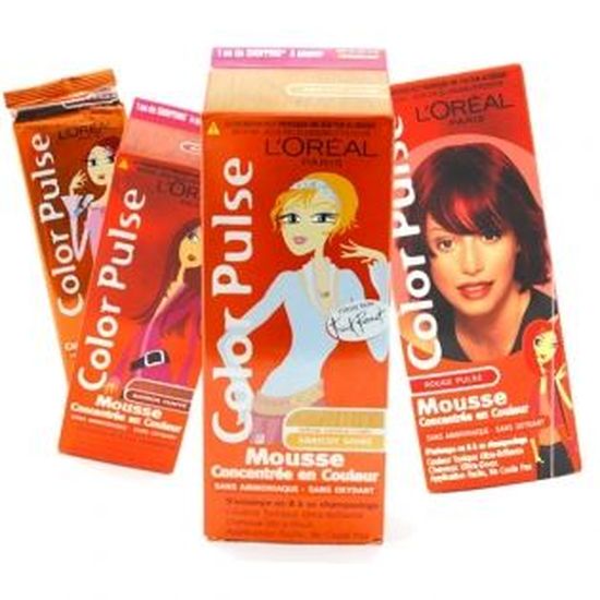 L'oreal Color Coloration Color Pulse Rouge Pulse - Cdiscount Au quotidien