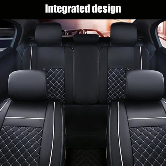 LEC Housse de siège de voiture universelle entièrement entourée d'un ...