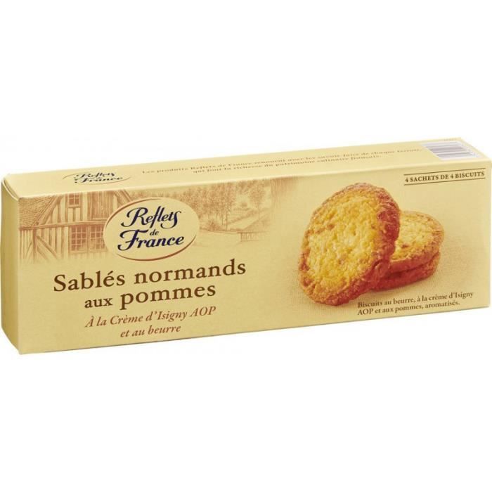 Reflets De France Biscuits Sablés normands aux pommes - Cdiscount Au ...