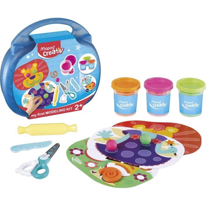 MAPED CREATIV - Ma première pâte à modeler - Souris et lion à décorer ...
