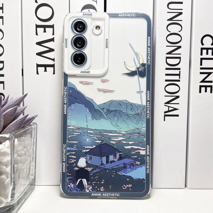 Étui pour Samsung Galaxy, coque souple transparente, dessin animé ...