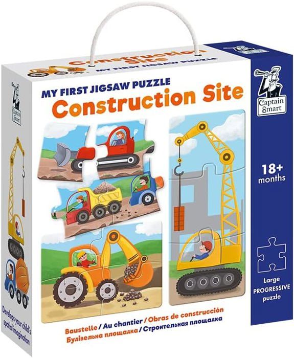 My First Jigsaw Puzzle Chantier de Construction, Ensembles de Puzzles ...