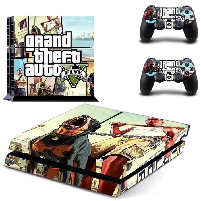 DPTM1952 - Grand Theft Auto GTA 5 PS4 Sticker, Play Station 4 Skin, PS ...