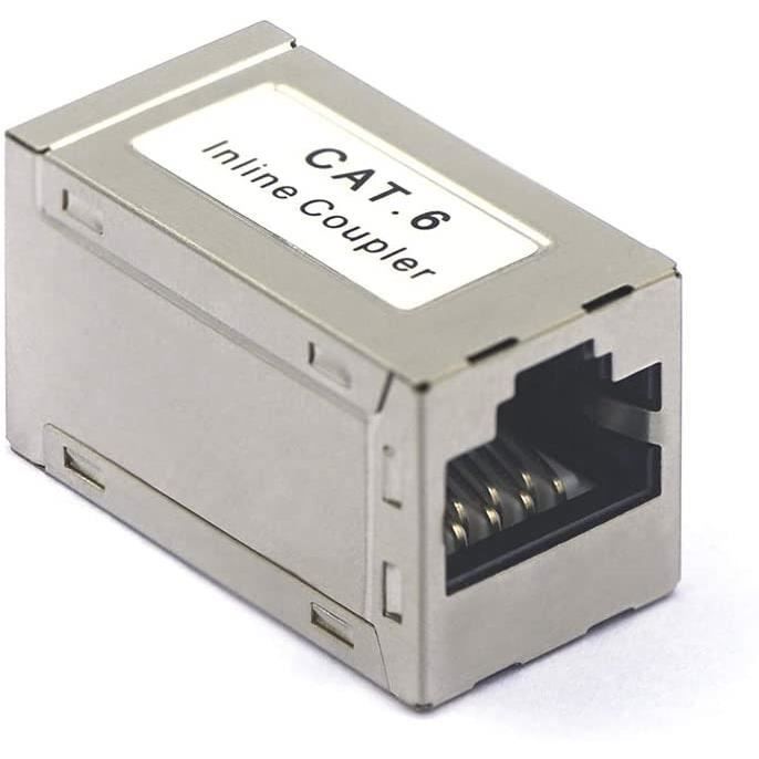 Coupleur RJ45 Femelle CAT6 Coupleur Ethernet Raccord RJ45 Femelle ...
