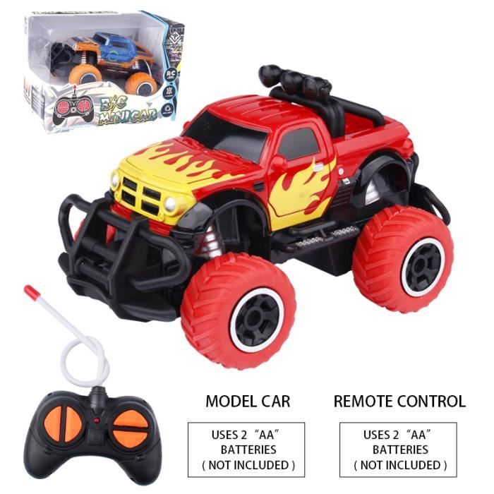 6146r-red - Mini voiture télécommandée de dessin animé, voitures ...