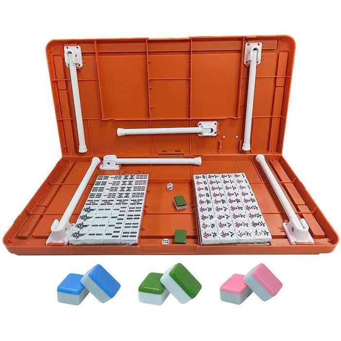 Jeu De Mahjong Chinois Professionnel - Mini Mahjong Set-Portable-Small ...