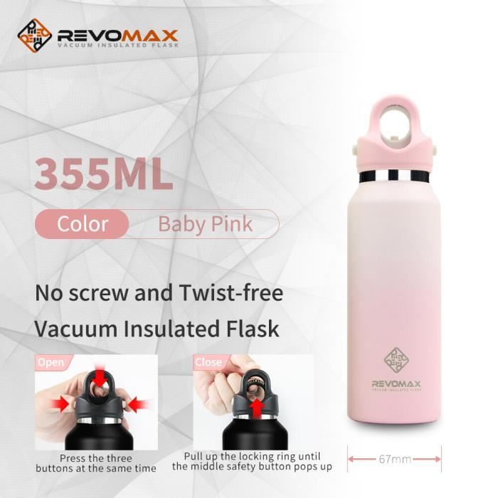 Bouteille isotherme,bouteille Thermos en acier inoxydable à Double ...