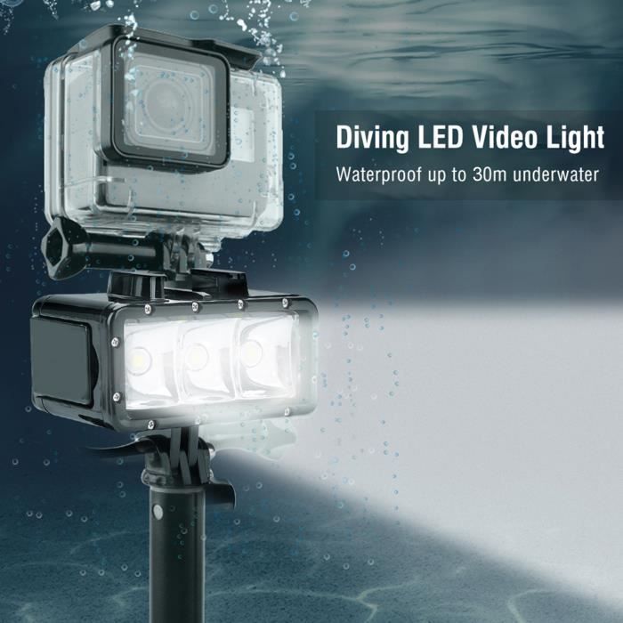 Lumière vidéo de caméra Lampe de Remplissage de Lumière Vidéo LED de ...