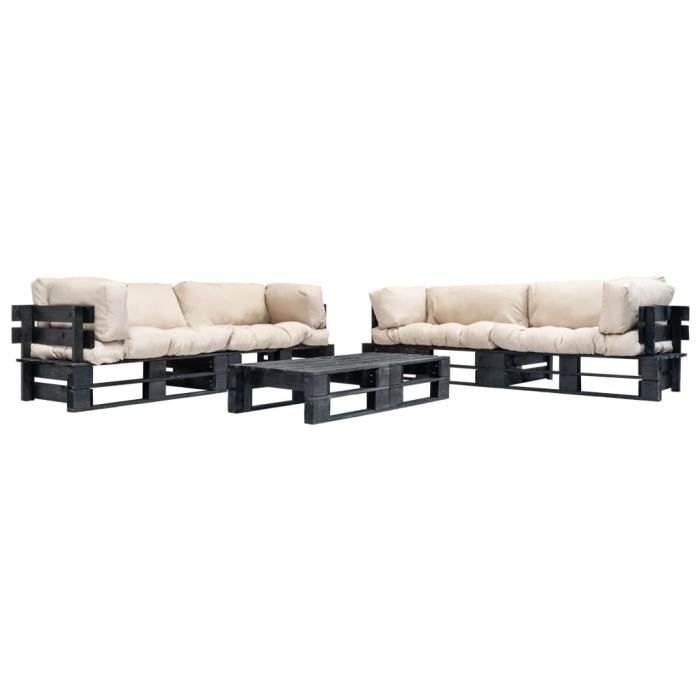 CANAPE DE JARDIN - BANQUETTE DE JARDIN - Canapés de jardin palette 6 ...