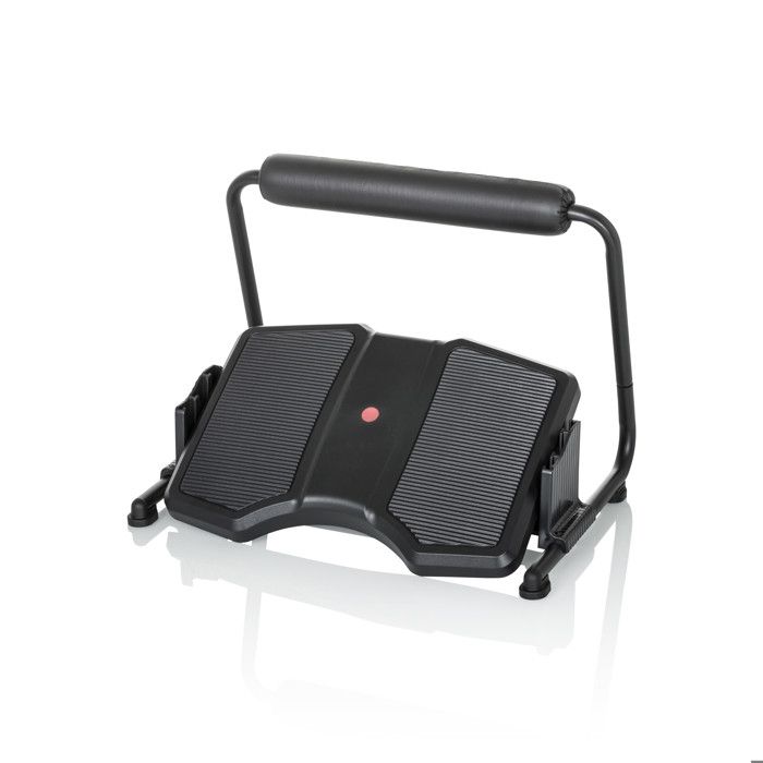 Repose-pieds - hjh OFFICE - PODI F - Noir - Plastique - Cdiscount Maison