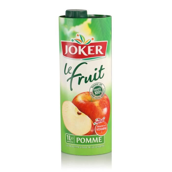 JOKER Jus de pomme Ovaline - 1 L - Cdiscount Au quotidien