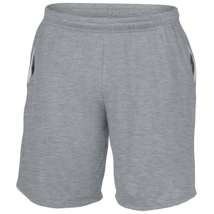 Gildan - Short de sport - Homme Gris sport Gris sport - Cdiscount Sport