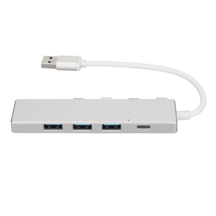 LAM-Hub USB ADS-301A, hub USB3.0 4 ports, avec 1 port USB3.0, 3 ports ...