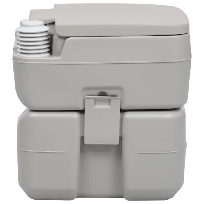 ZHU Toilette portable de camping Gris 20+10 L AB30137 tout neuf ...