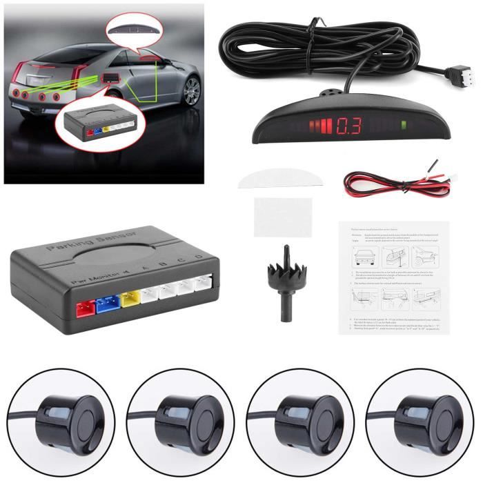 Vvikizy Capteur de stationnement de voiture Moniteur Radar de ...