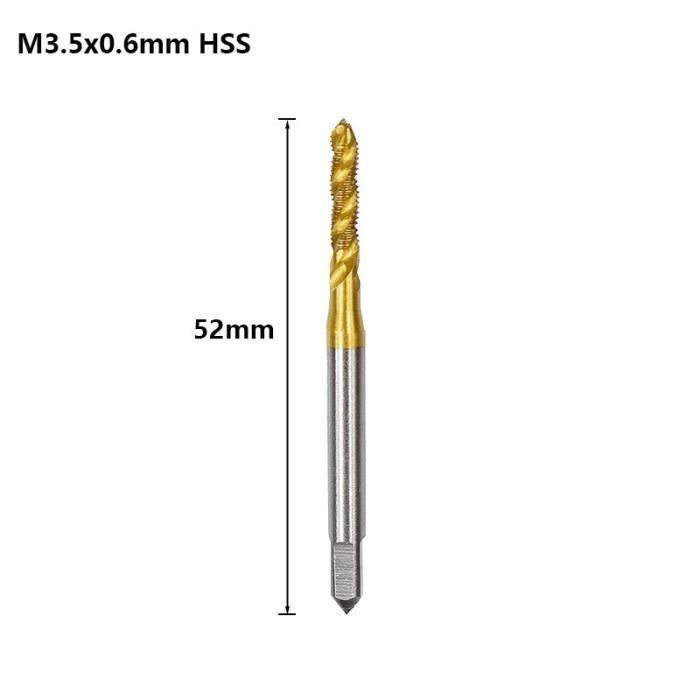 FILIERE - BUSE DE FILAGE - TARAUD,M3.5x0.6mm--robinets à vis HSS à ...