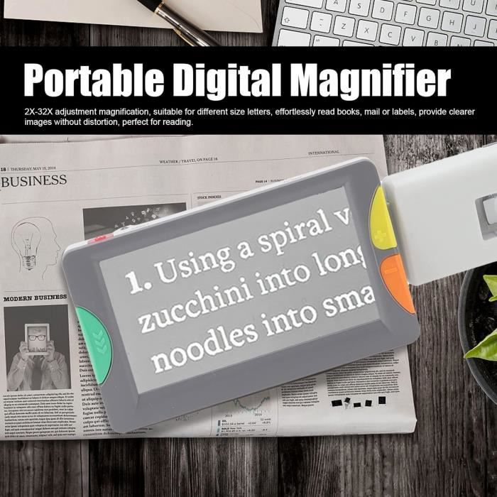 Loupe Numérique Loupe D'Aide À La Lecture Électronique Portable De 4,3 ...