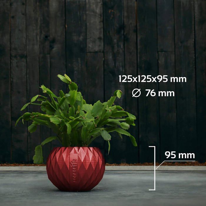 Pot De Fleurs En Ciment, Cache-Pot En Béton Bauble Ø 7 Cm/Ø 7,6 Cm | 17 ...