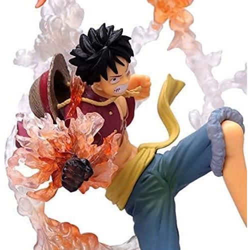 17CM Figurine Anime One Piece Luffy Fire Punch Figure New World Version ...