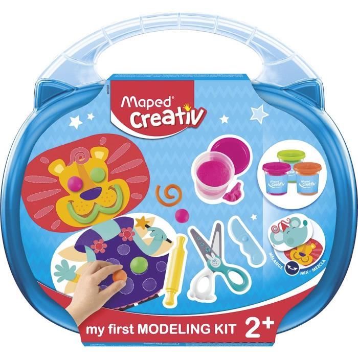 MAPED CREATIV - Ma première pâte à modeler - Souris et lion à décorer ...