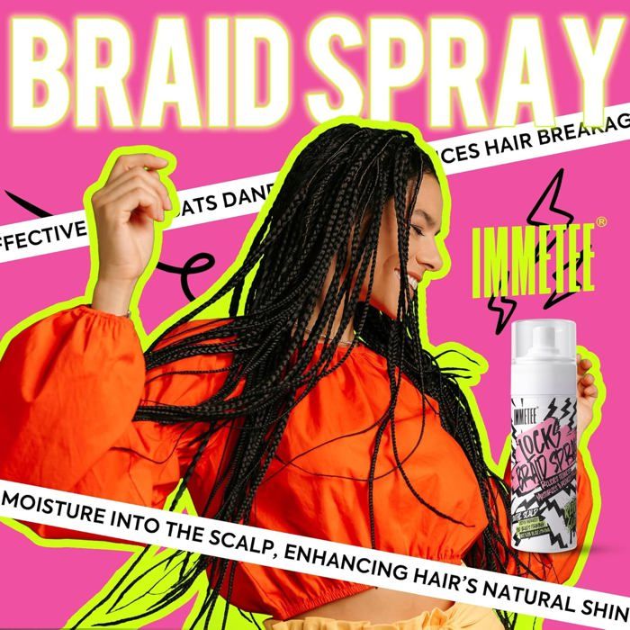 Spray pour Tresses,Spray Anti-frisottis pour Tresses,Dreadlocks ...