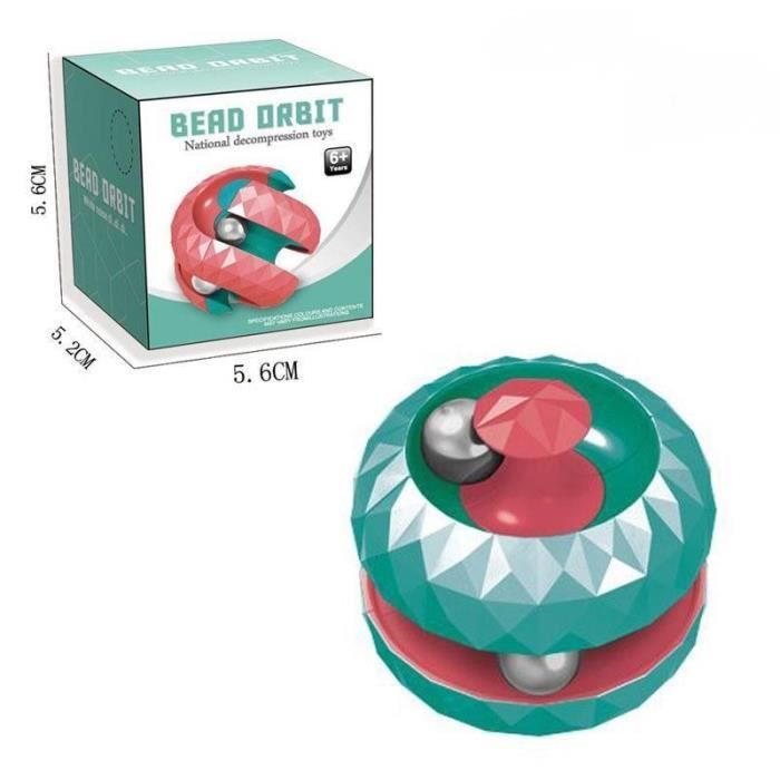 Rotating Magic Bean Toy Decompression Small Beads Spinner Magic Cube ...