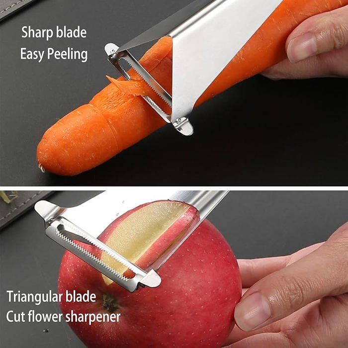 Stainless steel fruit carving knife 4 Pieces Fruit Carving Tools Fruit ...