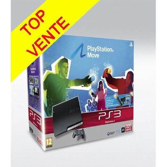 Pack PS3 320 Go Noire + Pack Découverte PlayStatio - Cdiscount Jeux vidéo