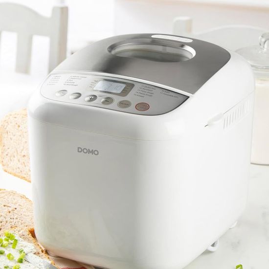 DOMO B3976 Machine à pain 500-750-1000gr - 17 programmes - incl ...