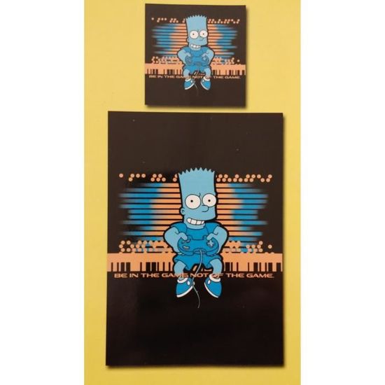 Parure de lit Simpsons Bart Game 200x200 - Cdiscount Maison