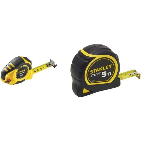 LIWI-Sthtmesure Double marquage magnétique 5m x 25mm - Bouton de Verrouillage Large & Mètre ...