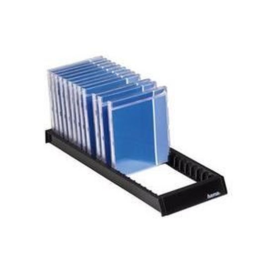 Support CD/DVD - CD Flipper - Noir - 22 CD - Plastique - Antidérapant ...