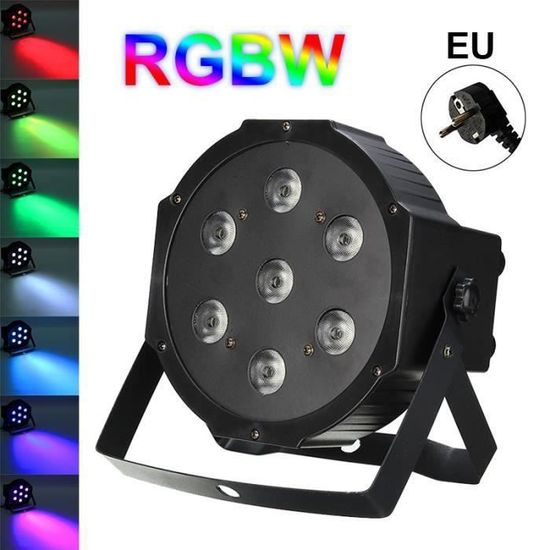 84W LED RGBW Lampe de Scène Intérieur Jeu de Lumiere Soirée Mariage DJ ...