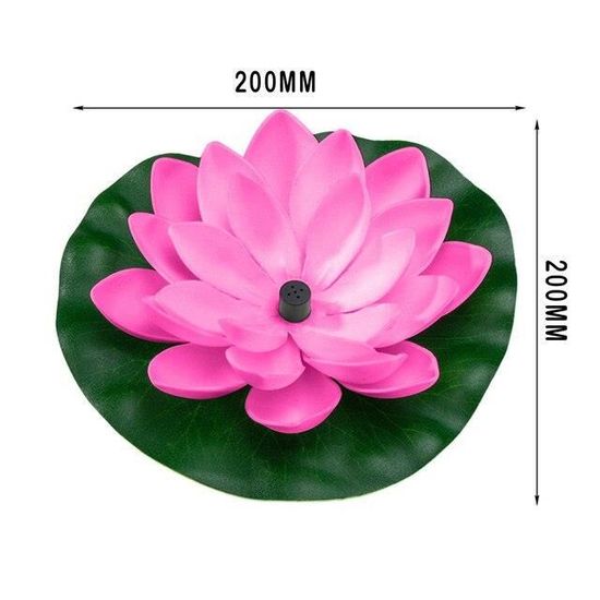 FONTAINE DE JARDIN,Pink Flower--Mini fontaine à eau solaire, décoration ...