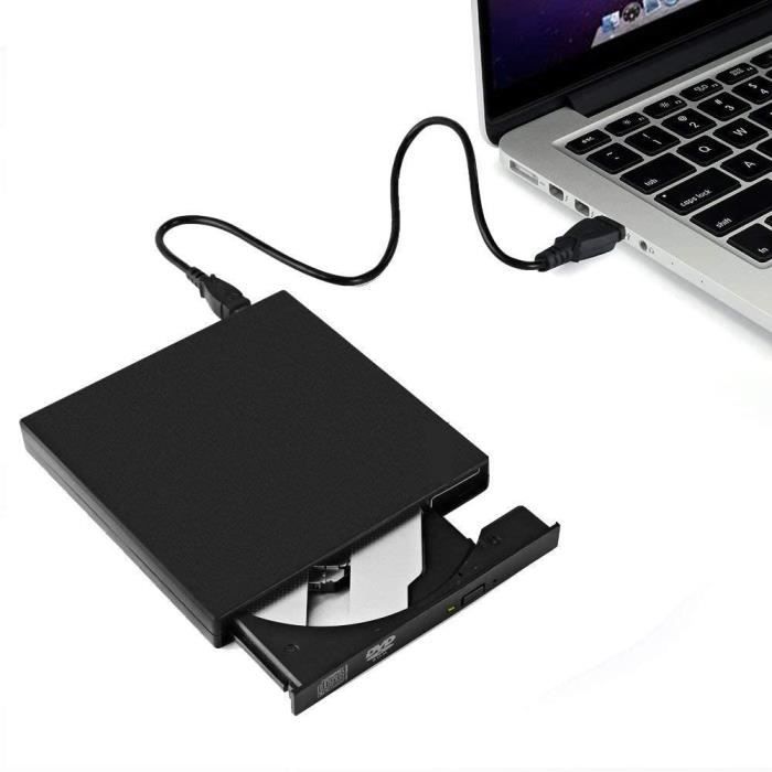 Lecteur de cd dvd externe, enregistreur dvd cd externe cd -rw rom ...
