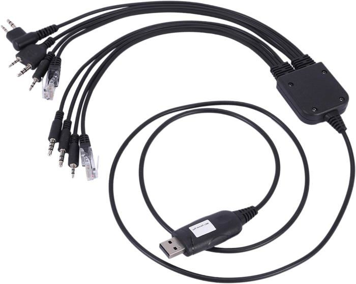 Cable De Programmation Usb 8 En 1 Pour Pour Icom Talkie-Walkie Portatif Voiture Radio Cd ...